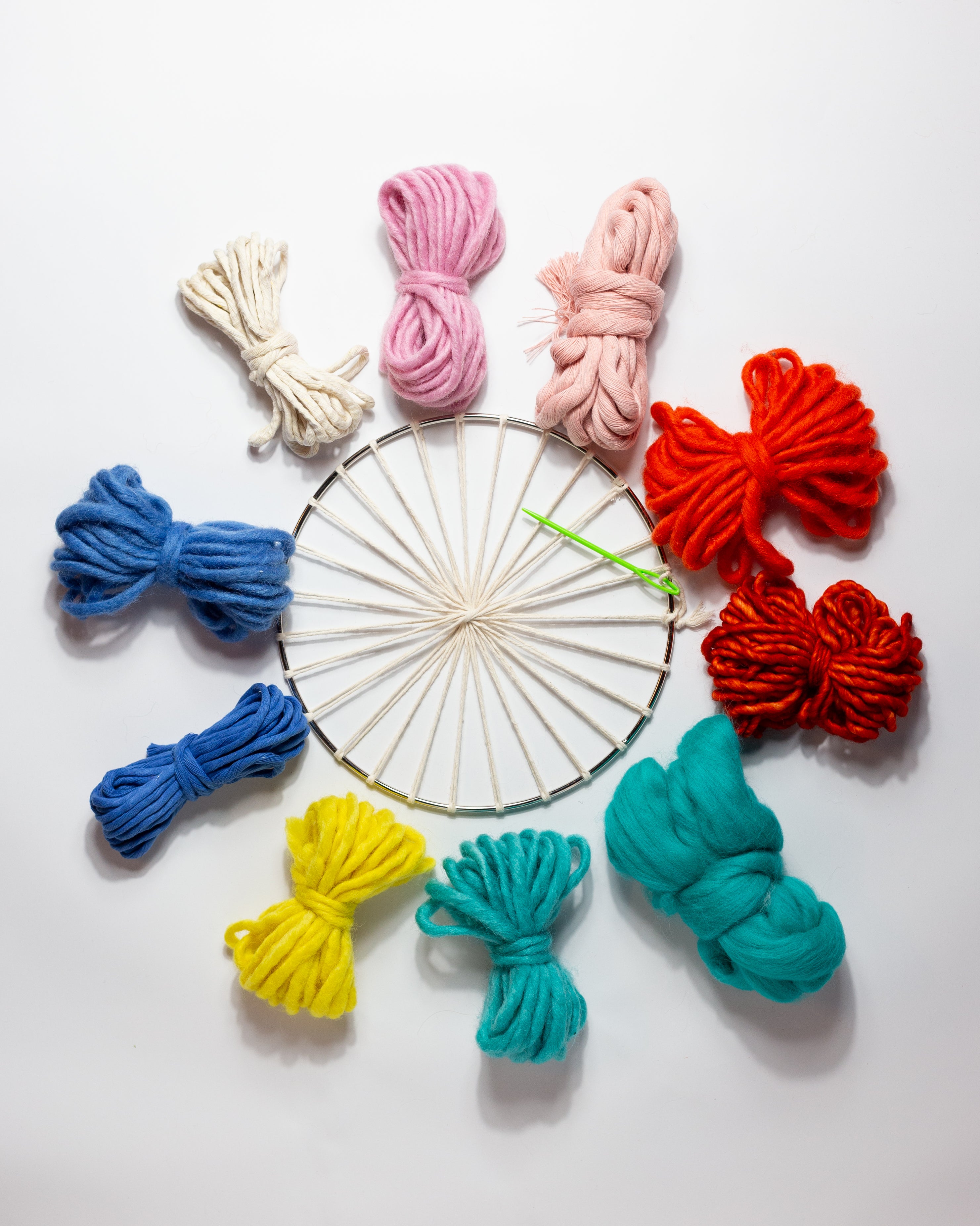 Round Weaving Kit - 8 inch | Weaving Kits – Hawke Design Shop