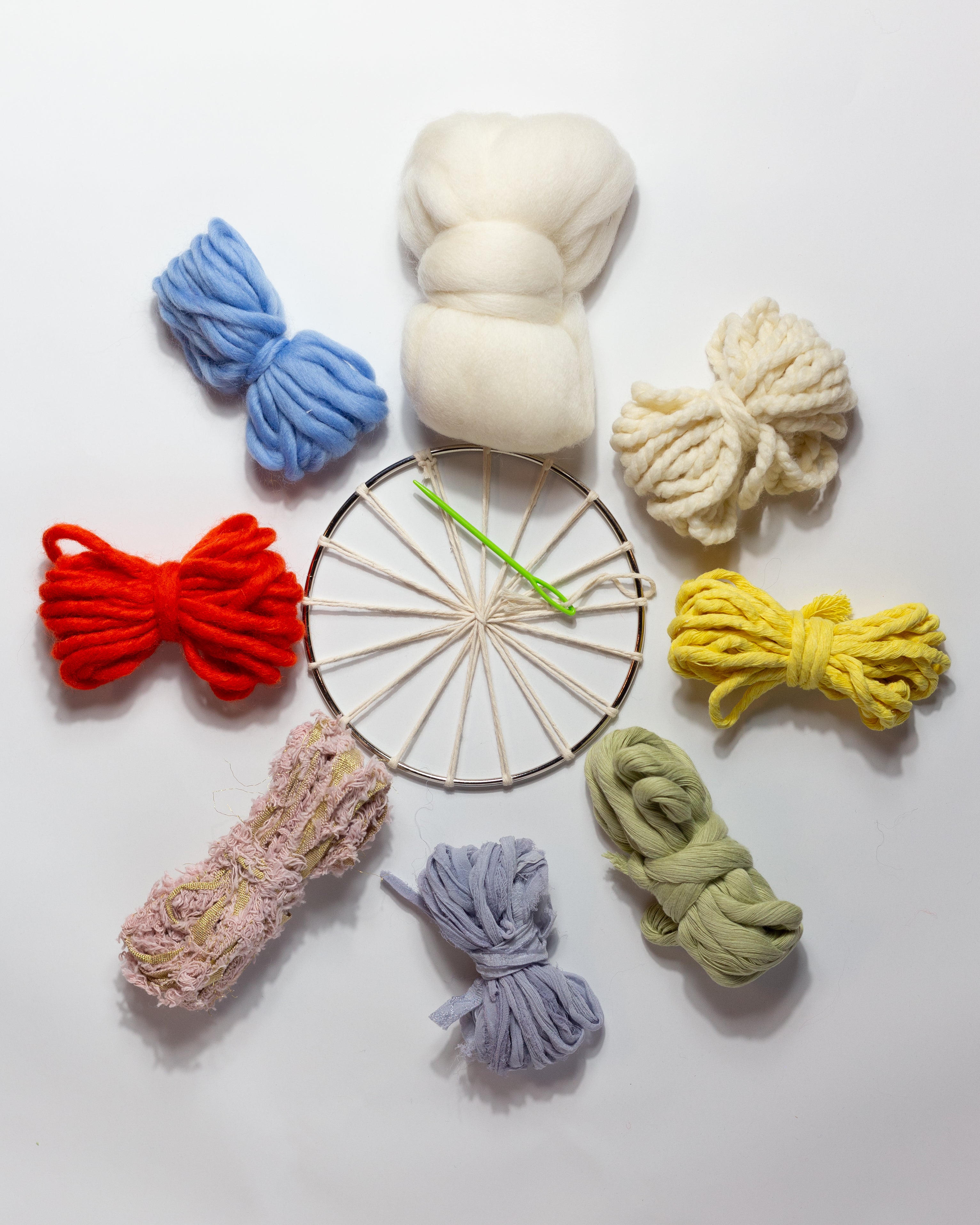 Round Weaving Kit - 6 inch | Weaving Kits – Hawke Design Shop